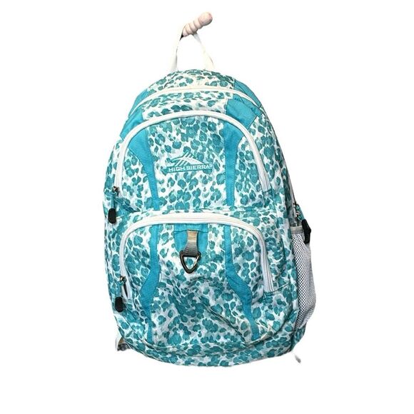 High Sierra | Bags | High Sierra Teal Animal Print Girls Backpack Bag ...